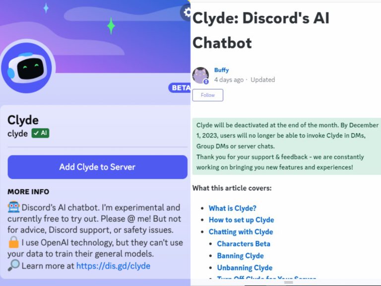 Discord va a eliminar al chatbot Clyde el 1 de diciembre de 2023