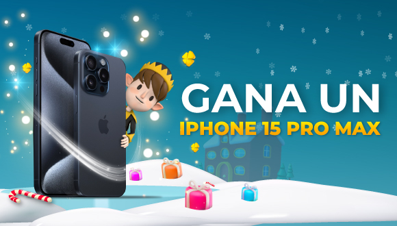 Sé uno de los dos ganadores de un iPhone 15 Pro Max