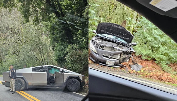 Cybertruck de Tesla tiene su primer choque antes de acabar el año