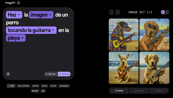 Crea una imagen con AI gratis gracias a ImageFX de Google