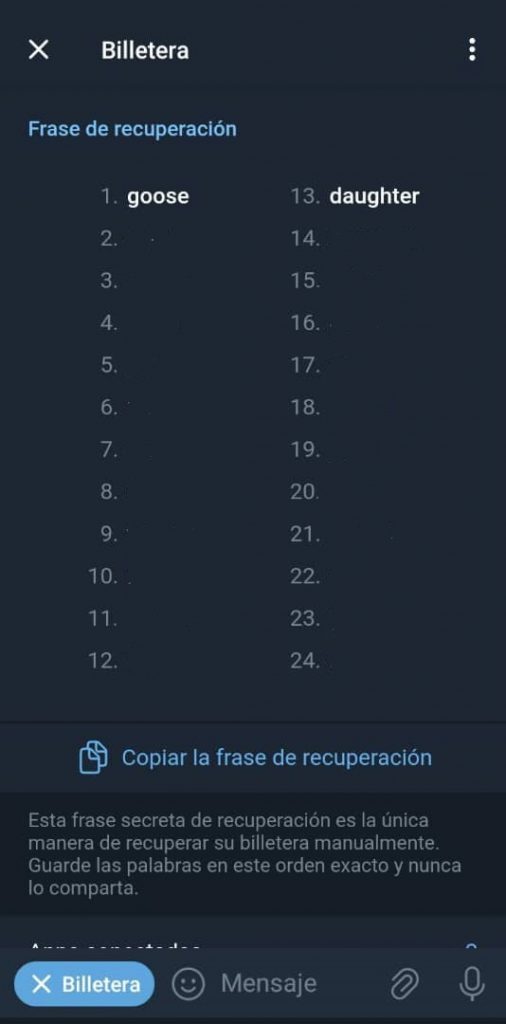 Wallet el bot en Telegram: Cómo registrarse + Guía detallada
